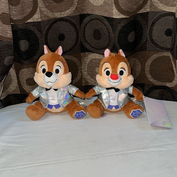 Disney | Toys | Disney Exclusive 0th Anniversary Chip Dale Plush Set ...